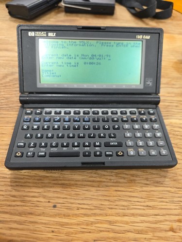 Hewlett Packard HP 95LX Handheld PC - Great and Working Plus 200lx For ...