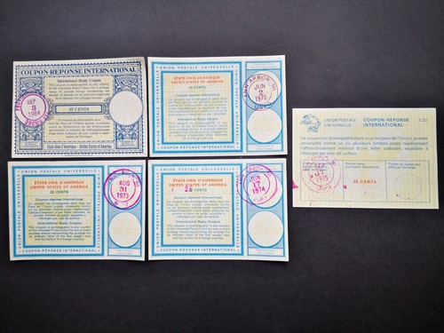 Coupon-reponse international International reply coupone IRC 5 ...