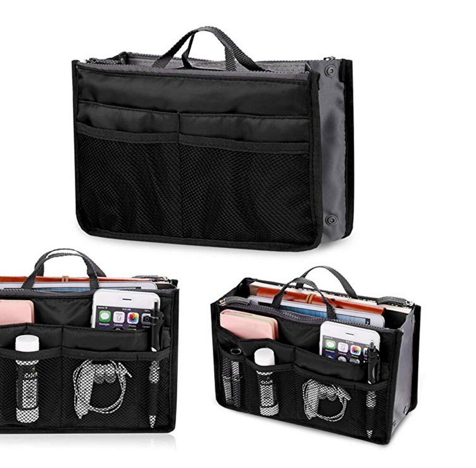 Women’s Handbag Organizer Insert – Travel Purse Liner Tidy Bag for ...