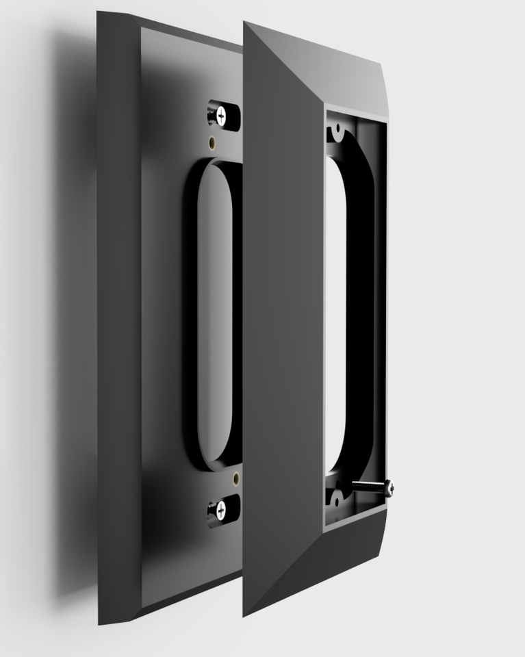 Ring 3 (4) video Doorbell adapter plate NUTONE and M&S intercom. Hidden ...