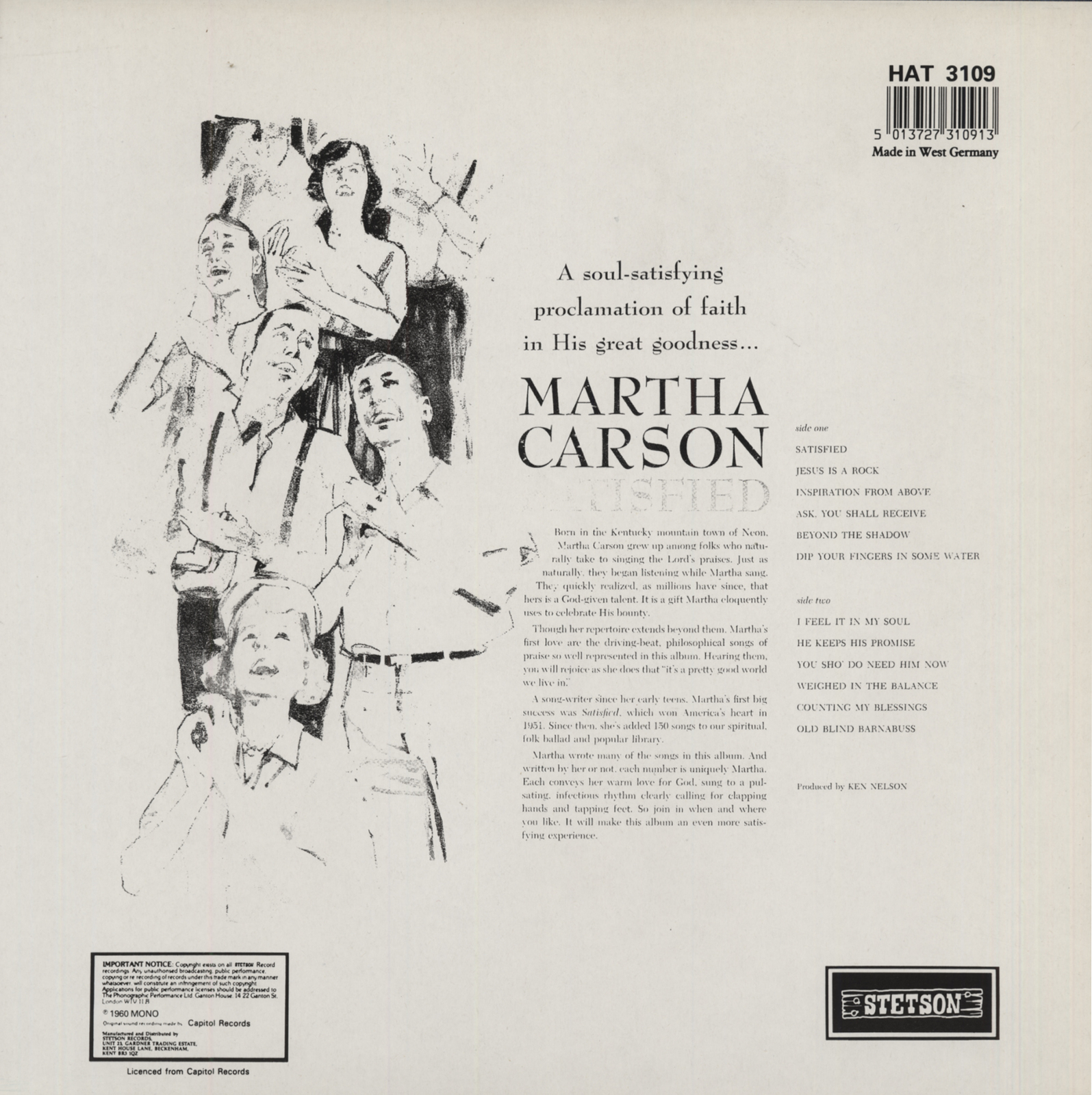 Martha Carson - Satisfied - Vinyl Country | eBay Australia