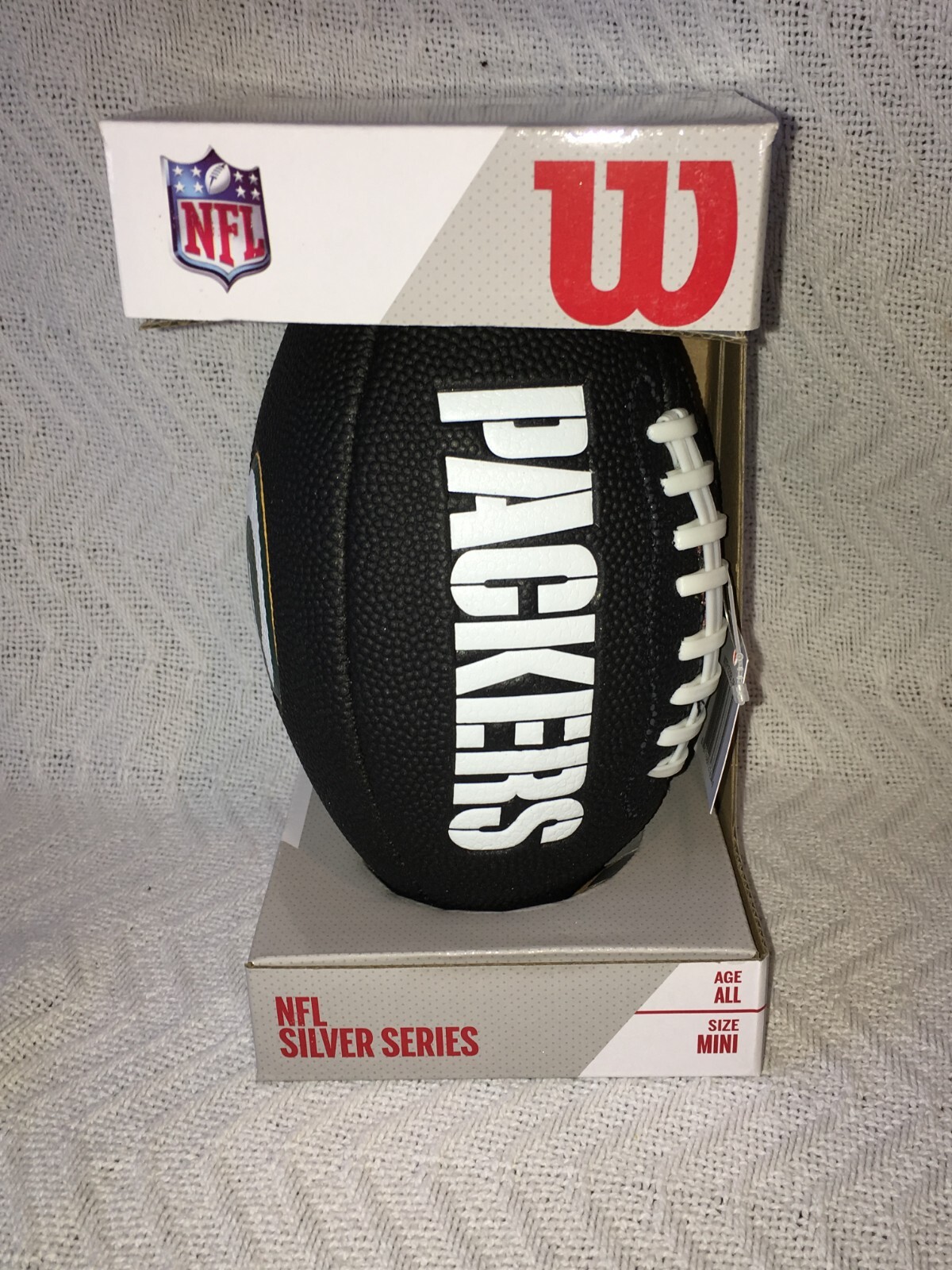 NEW IN BOX NFL SILVER SERIES WILSON MINI TEAM FOOTBALL MANY TEAMS ...