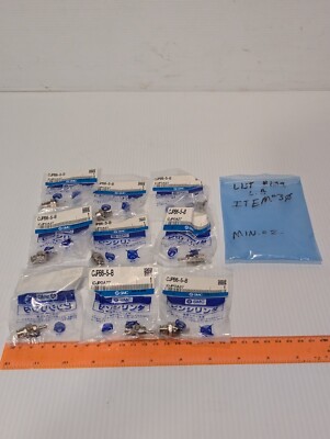 Lot of 9 SMC CJPB6-5-B Screw Thread Pneumatic Cylinders | eBay