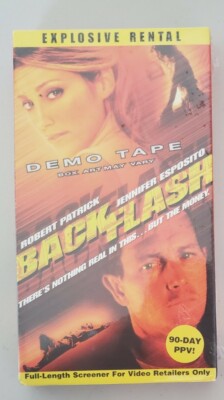 Back Flash - NEW VHS - SEXY THRILLER Jennifer Esposito Robert Patrick ...