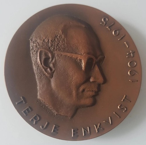 Kunst Medaille Terho Sakki zu Terje Enkvist - Chemiker aus dem Jahr ...
