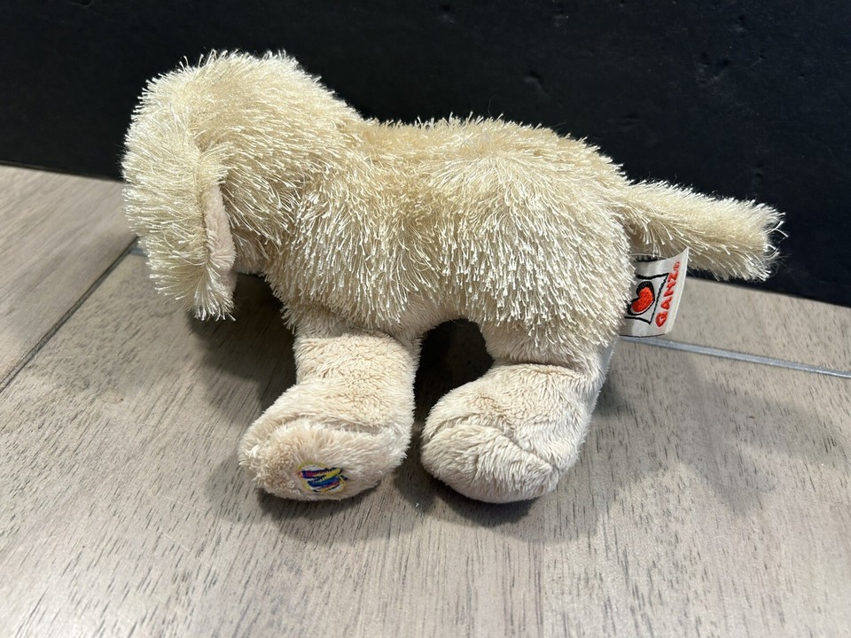Ganz Webkinz Golden Retriever Dog Plush Stuffed Animal Toy 7" No Code ...