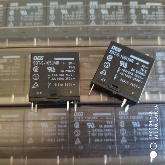 SDT-S-105LMR SDT-S-112LMR SDT-S-124LMR Power Relay 5A 250VAC 4 Pins x ...