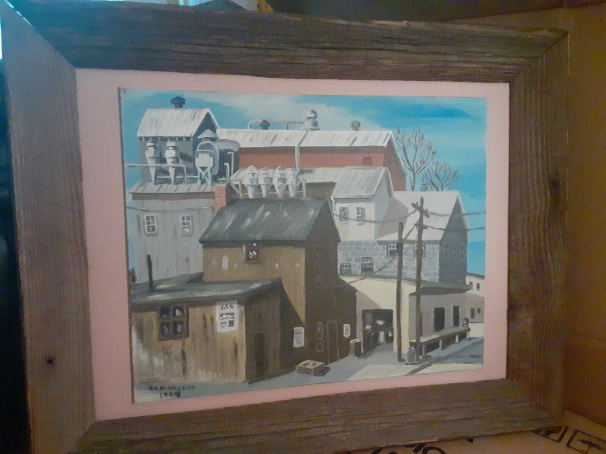 Colonial Farmer Painting