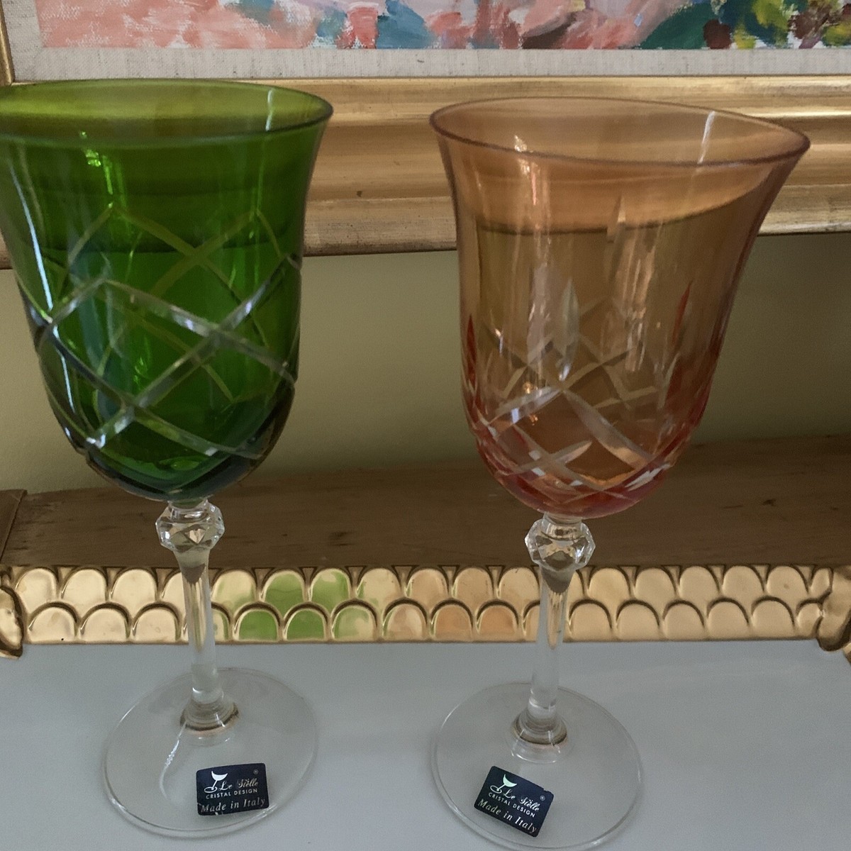 Le Crystal Wine Glasses Made In Italy Timeless Italian Crystal Wine