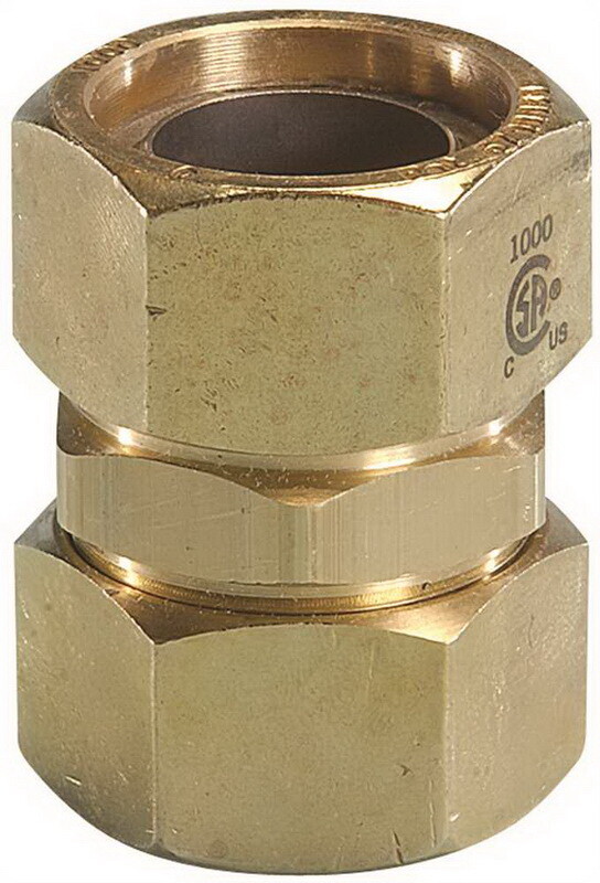 TracPipe Autoflare Coupling 1/2 In. Omega Flex FGP-CPLG-500 Trac Pipe 1 ...