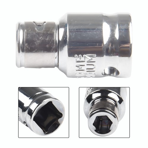 Aluminum Alloy Socket Adapter Hexagonal Head Locking Tool 3/8 Square To ...