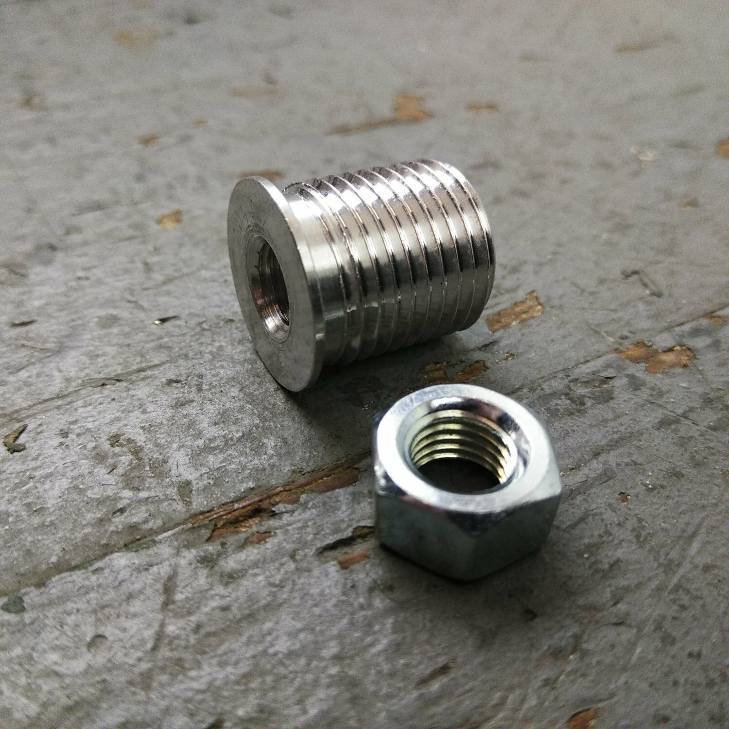 5/16-24 To 16mm x 1.5 Custom Shift Knob Adapter Rat Rod Early Ford 32 ...