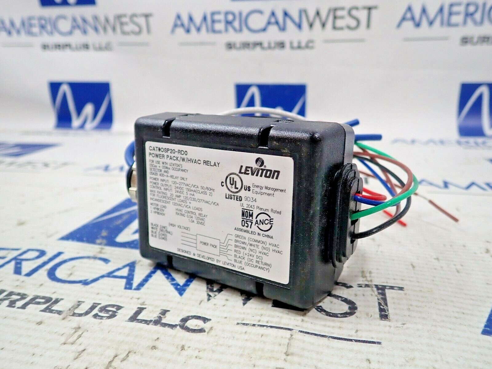 New Leviton OSP20-RD0 Black Occupancy Sensor Power Pack 120-277V | eBay