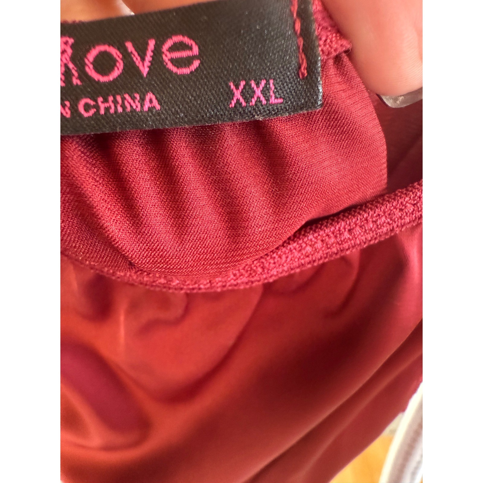 AvidLove Lace Trim Cami Top Burgundy Red Size XXL Spaghetti Strap | eBay