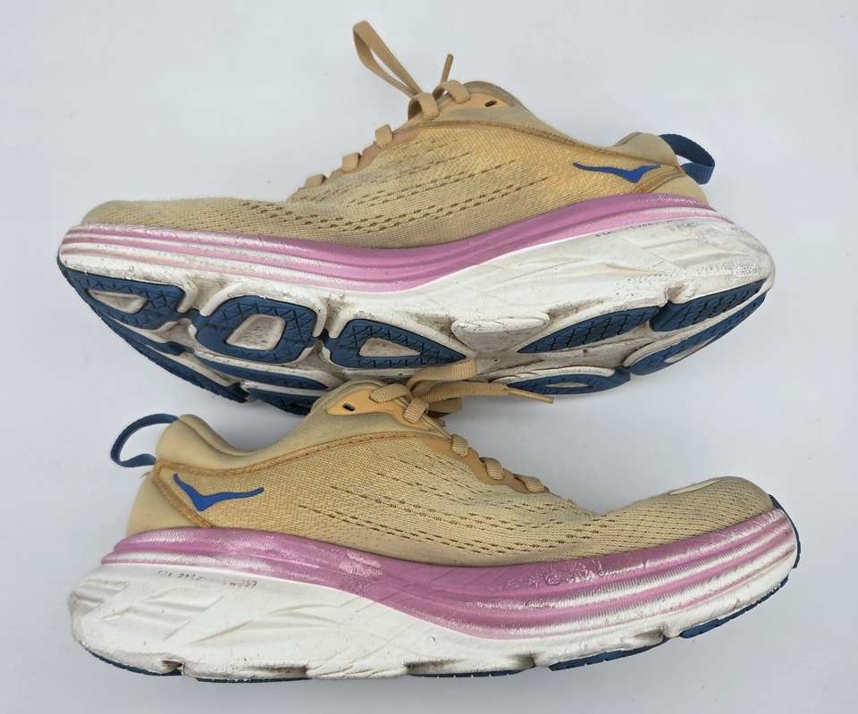 Size 7.5 - Hoka One One HOKA Bondi 8 Impala Cyclamen W Fair Condition ...
