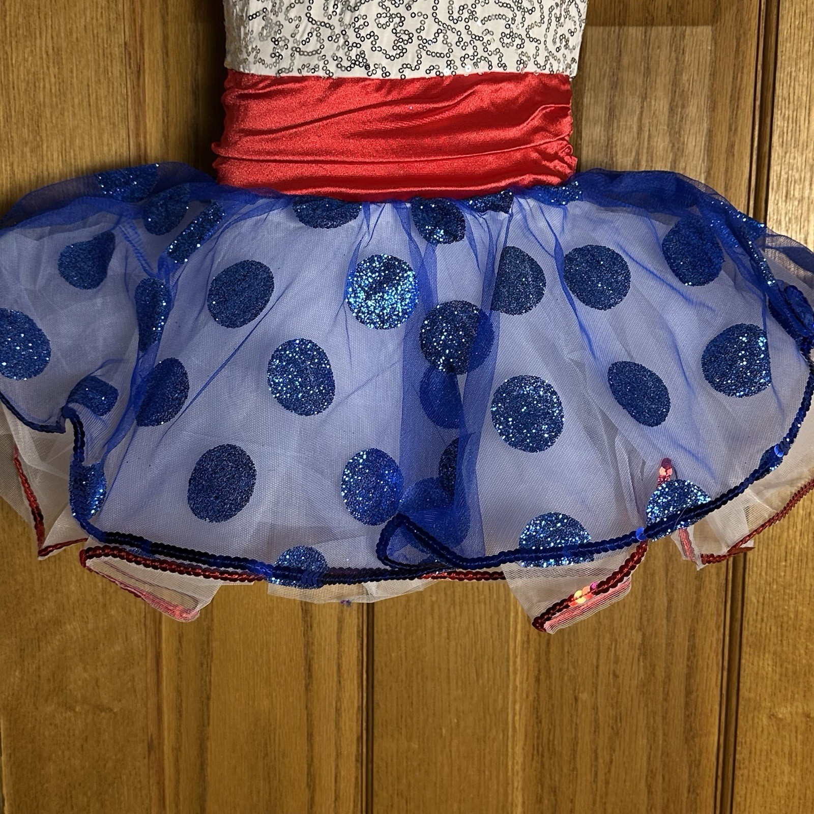 Weissman Red White Blue Good Ship Lollipop Sequin Tutu Ballet Dance ...