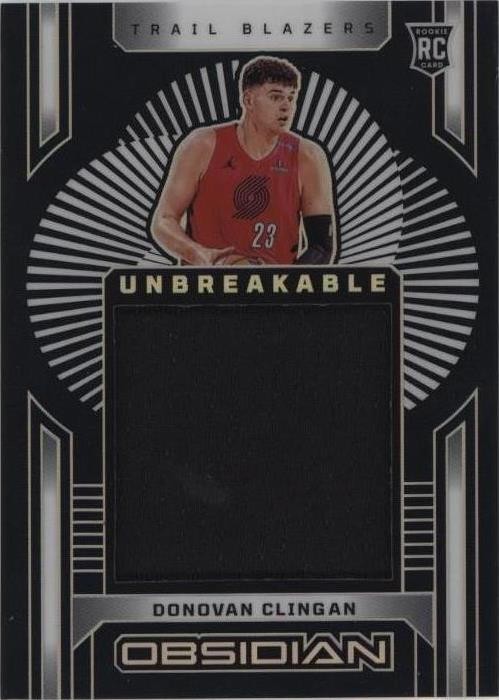 2024-25 Panini Obsidian - Unbreakable Memorabilia Donovan Clingan ...