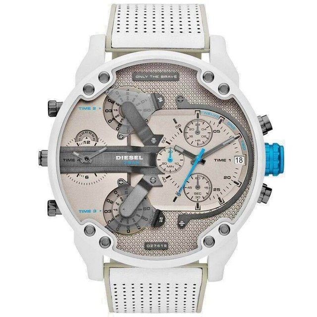 2019 Diesel Mr.daddy 2.0 Stainless Steel Gray Chronograph Dial Men ...