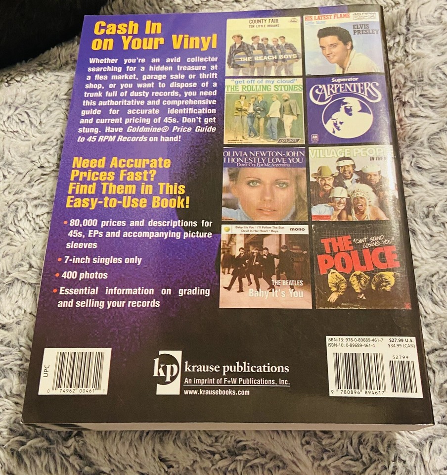 GOLDMINE PRICE GUIDE TO 45 RPM RECORDS BY TIM NEELY SOFTCOVER BOOK 6th ...