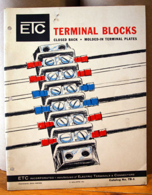 ETC Terminal Blocks Catalog No. TB-1 (1964) Electrical Terminals ...