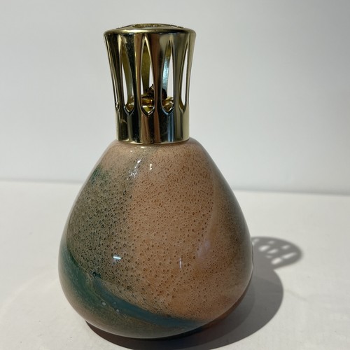 Lampe Berger Oil Lamp Diffuser Blown Glass Swirled Pink Mauve Green 6 ...