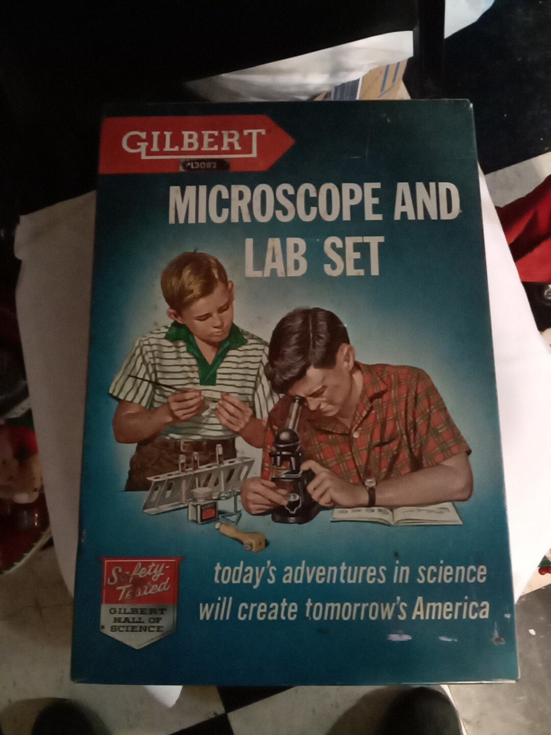 Vintage Gilbert Chemistry Microscope and Lab Set Metal Case Not ...