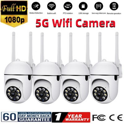 Wireless Wifi Security Camera System Outdoor Home 5G 1080P HD Night ...