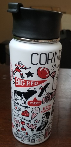 Cornell UniversityWater Bottle/Thermos Featuring Artist Julia Gash ...