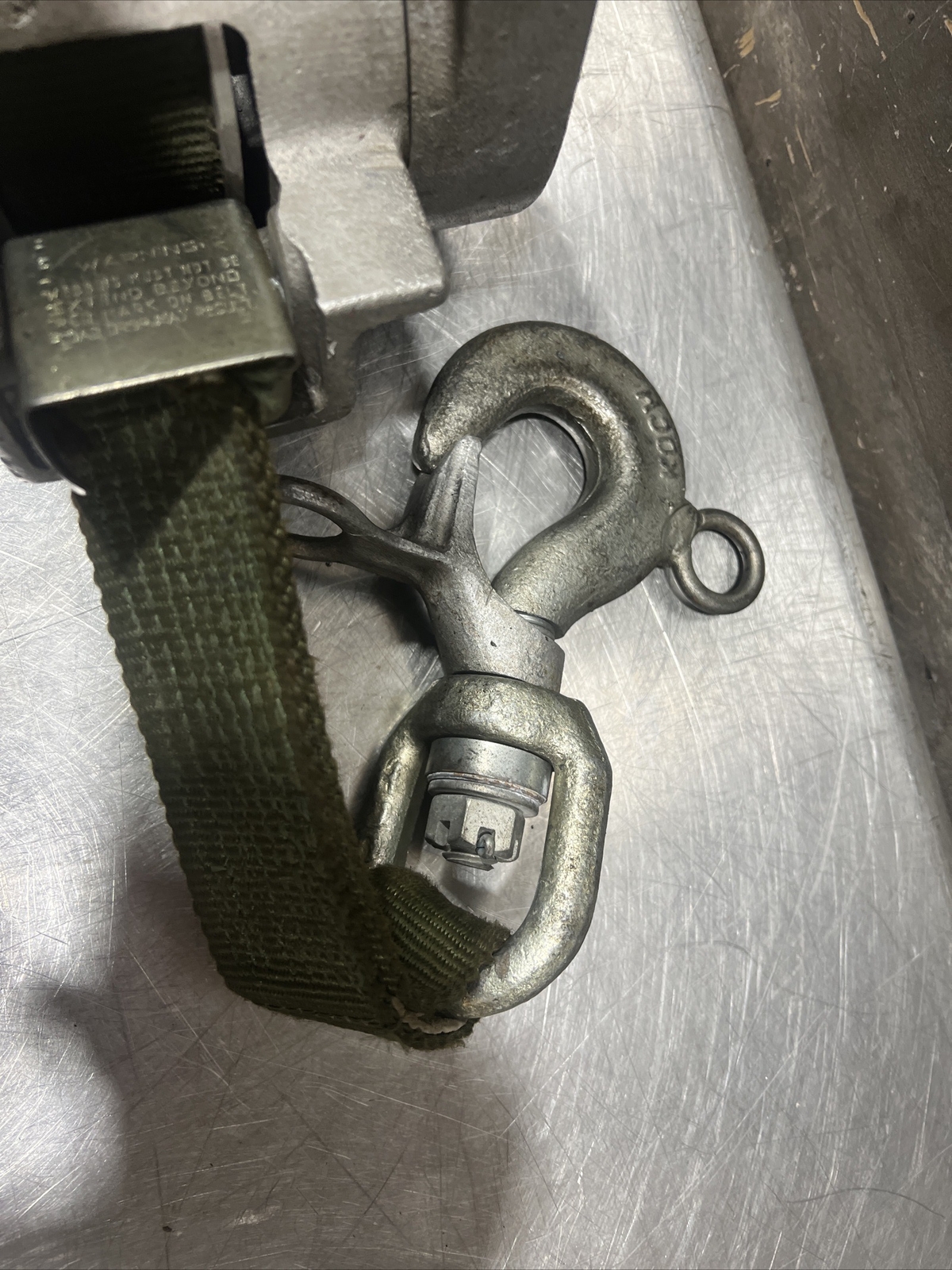 Chance Hoist 1 Ton Hot Stick Ratcheting Strap Hoist. Item ID #29 Used ...