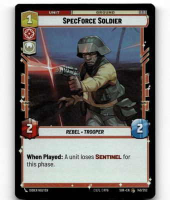 FOIL - Star Wars: Unlimited SpecForce Soldier - Spark of Rebellion | eBay
