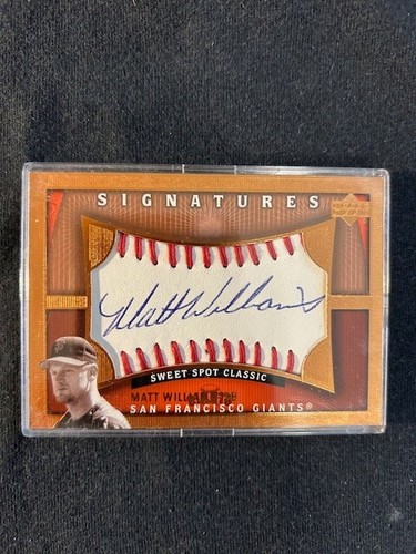 Matt Williams Sweet Spot Signature Autograph Auto | eBay