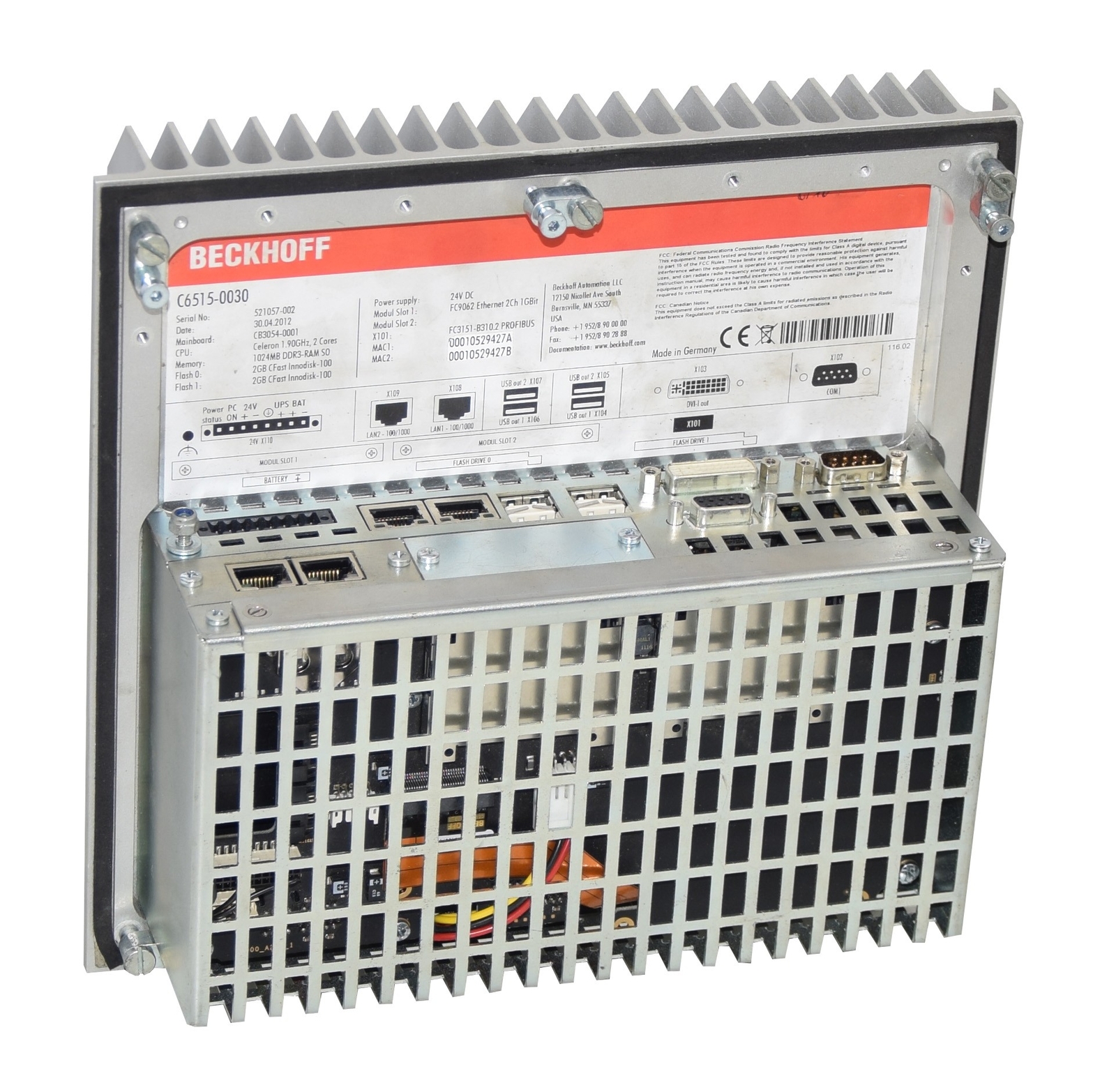 Beckhoff C6515-0030 Industrial PC Fully Tested Express for sale online ...