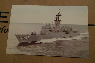000 Vintage RPPC USS Kirk FF-1087 Knox class Frigate Photo Postcard ...