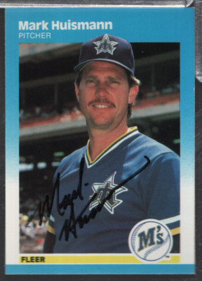 Mark Huismann Mariners Autographed 1987 Fleer 586 w/COA 101923NPCD317 ...