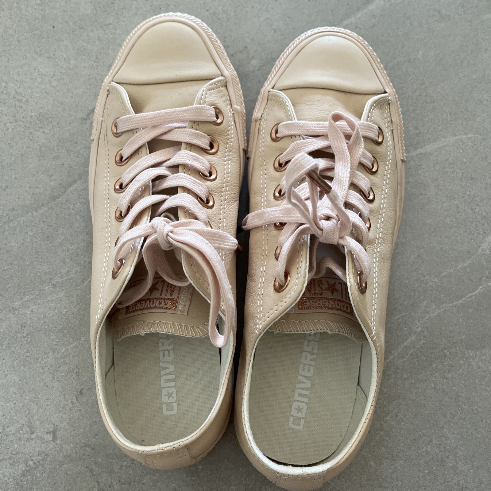 Converse Chuck Taylor Pastel Leather Ox Sneakers Shoes Women's 553244C ...