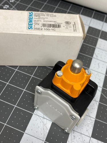 SIEMENS 3SE2100-1C POSITION SWITCH METAL-ENCLOSED SNAP-ACTION CONTACTS ...