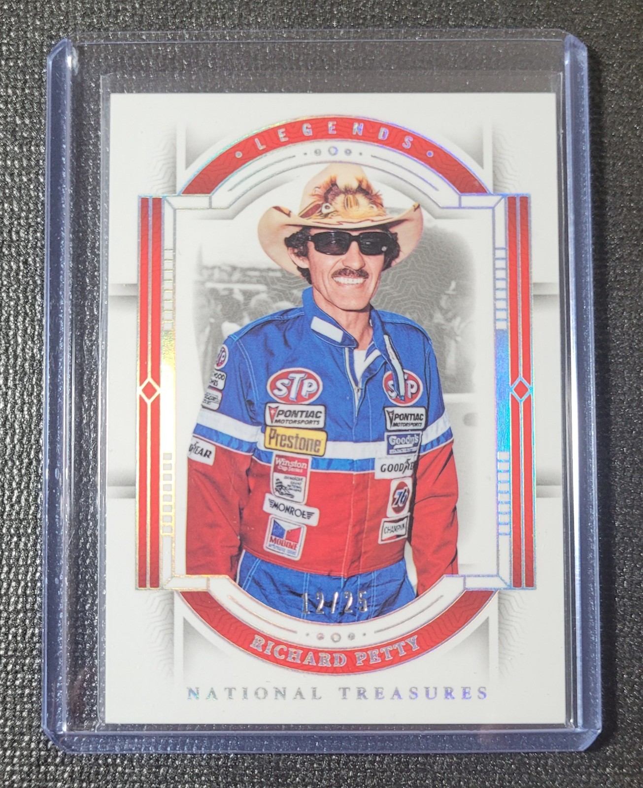 Richard Petty 2024 National Treasures NASCAR #94 Legends - Silver Holo ...