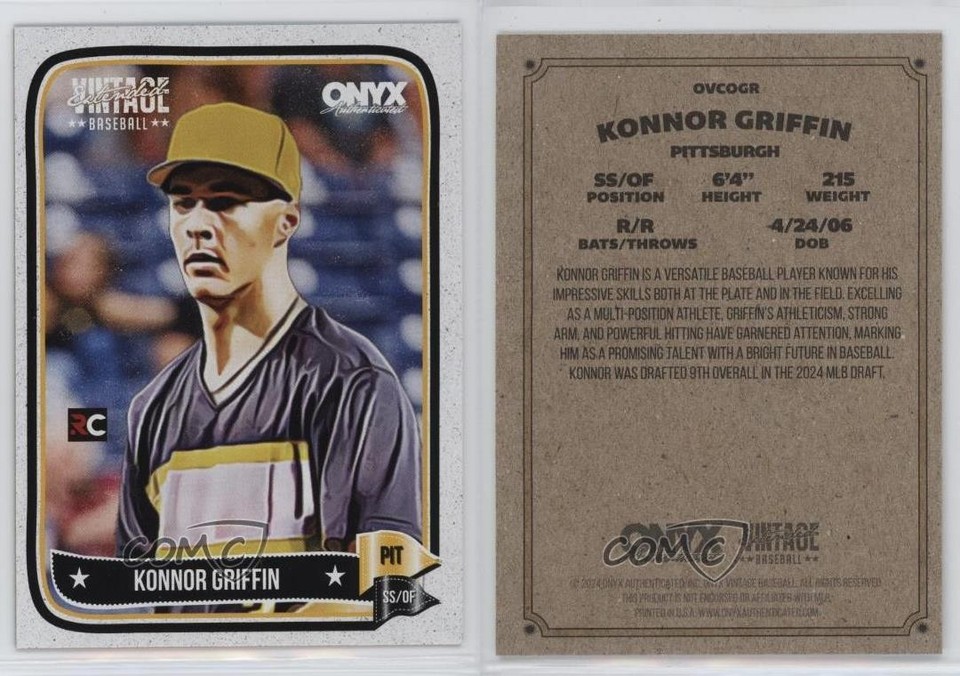 2024 Onyx Vintage Konnor Griffin #OVCOGR 0f9s | eBay