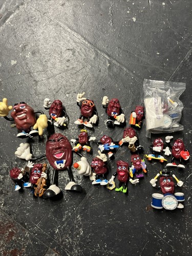 Vintage Raisins California Figure Toy Lot of 18 From 1986 B26 | eBay