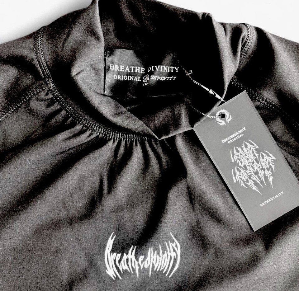 BREATHE DIVINITY VOID TECH Essential Mock Neck Compression Shirt L SOLD OUT NEW | eBay