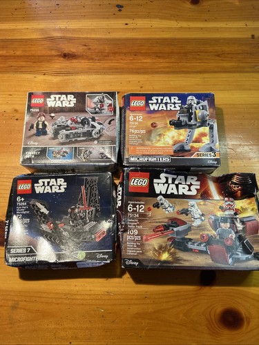 Disney Lego Star Wars Damaged Boxes Sealed Sets Lot Of 4 Kylo Ren Han ...
