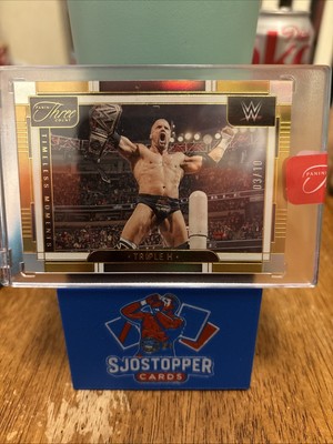 2024 Panini Three Count WWE Timeless Moments /10 Triple H | eBay