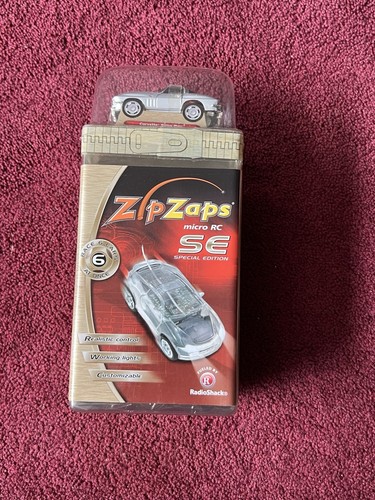 RARE Radio Shack ZIP ZAPS Micro RC SE SILVER Corvette Sting Ray NEW | eBay