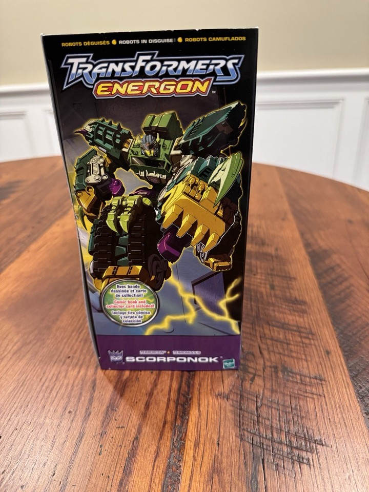 Transformers Energon Scorponok Triple Changer,2003 MISB New | eBay