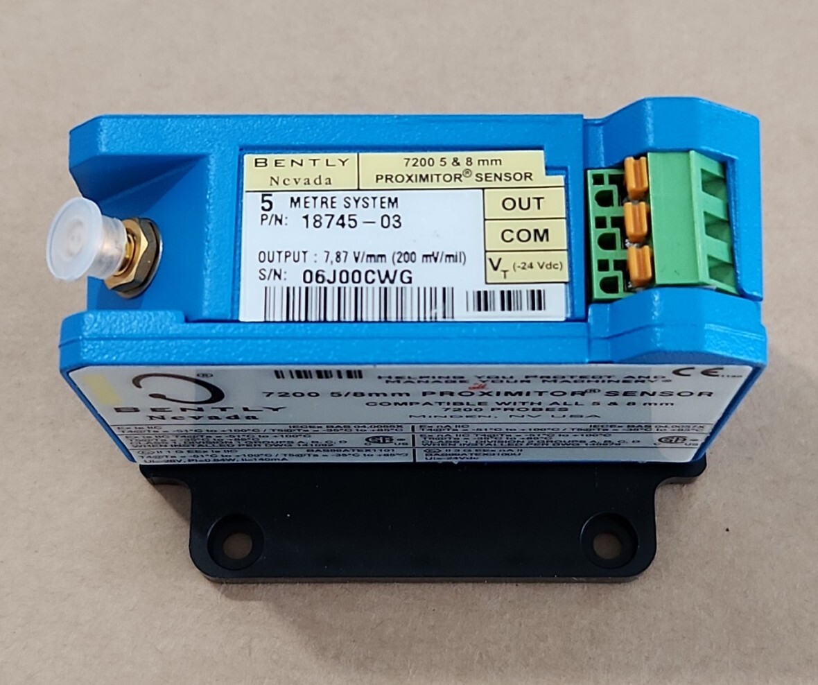 *NEW* Bently Nevada 18745-03 Proximitor Sensor 7200 5/8mm 7200 Probes ...