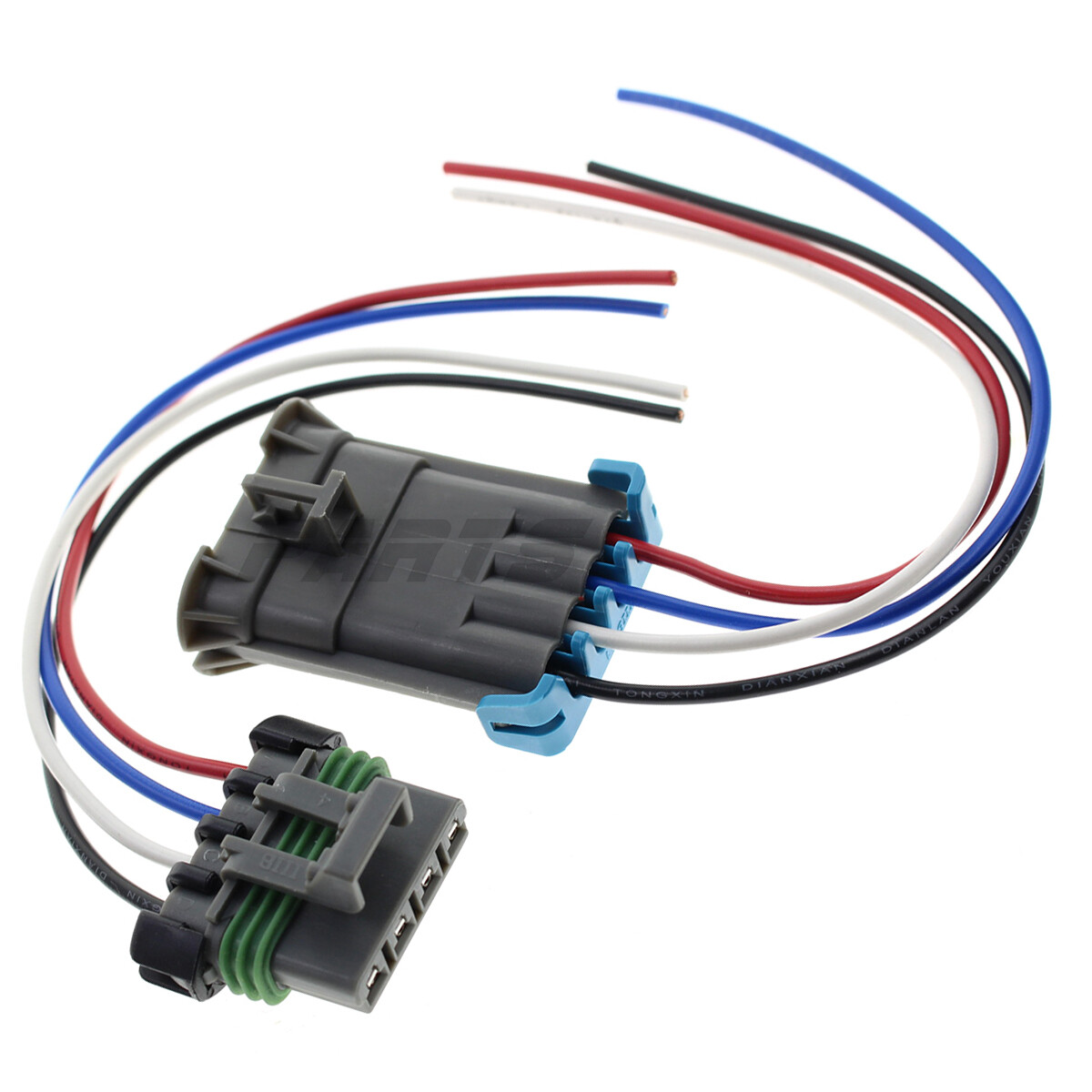 4 TERMINALS SALTDOGG BUYERS WIRING CONNECTOR PLUG HARNESS SPREADER ...