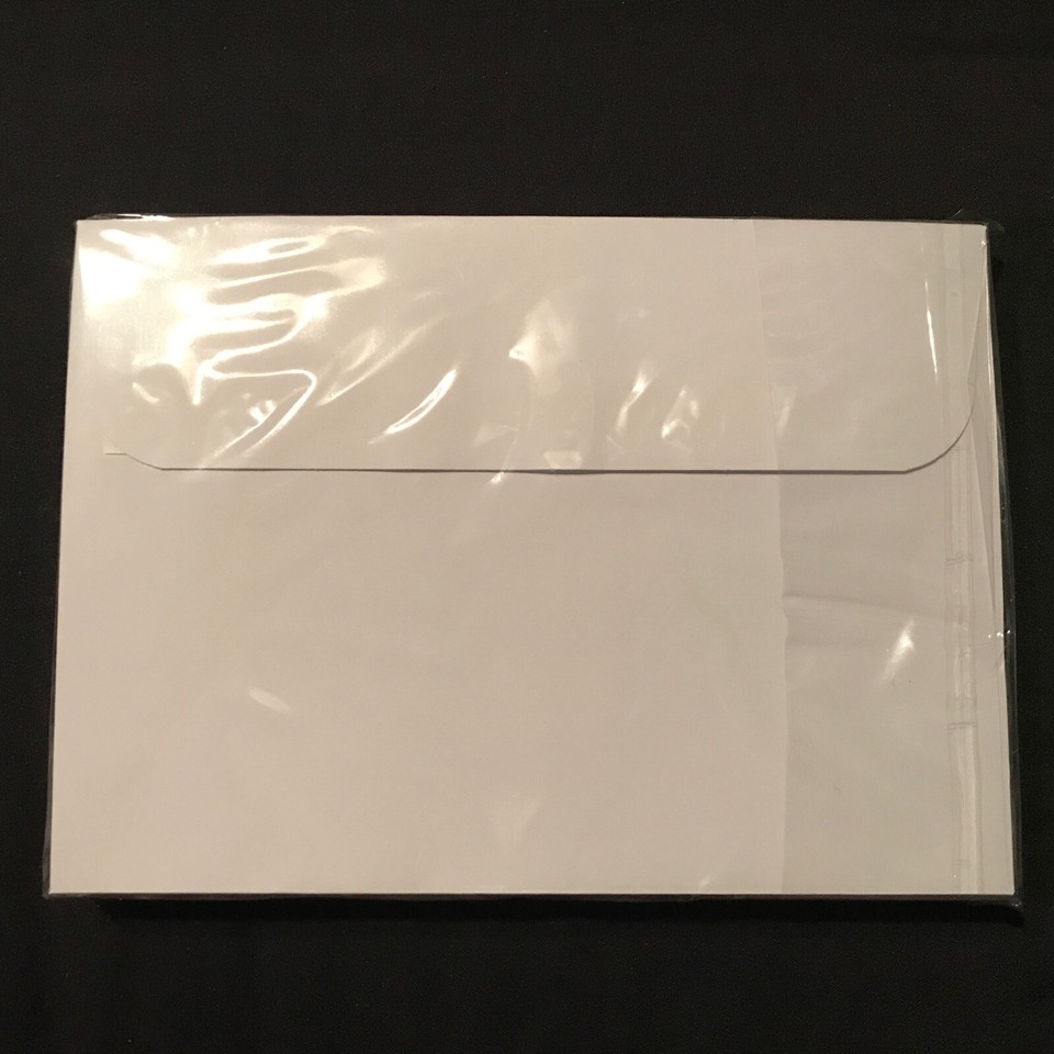 50 pack White 7.25” x 5.25” Envelopes for Greeting Cards *ENVELOPES ...