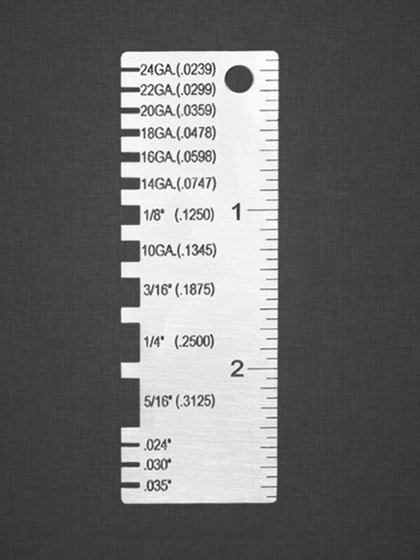 Round Wire Gauge Measuring Tool Thickness Diameter Gage Sheet Metal ...