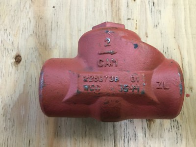 Swing Check Valve Cameron Wheatley 2" NPT Thread 2160 MOP 9D-822-023216 ...
