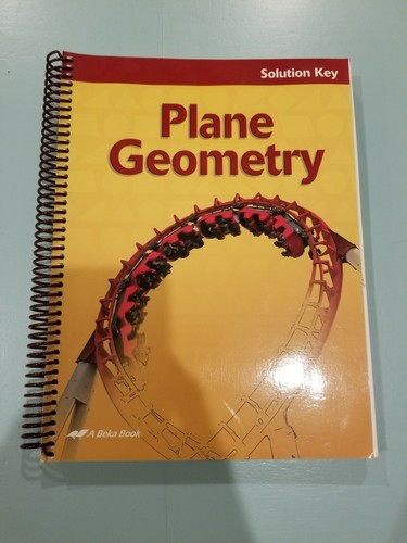 A Beka Book Plane Geometry Test/Quiz and Solution Key | eBay